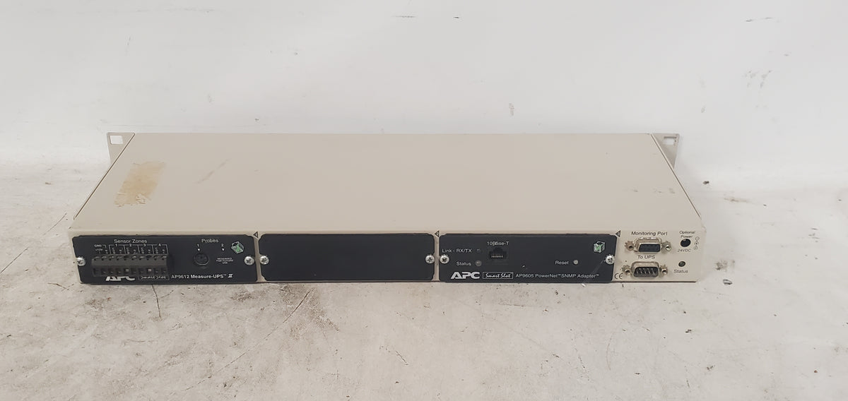 APC AP9604 Triple Chassis Module + AP9612 Measure-UPS II AP9605 PowerN ...