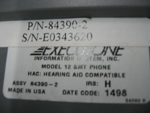 Executone- Isoetec IDS 84390-2 Grey Model 12 12 Button – ThatThingYouLove