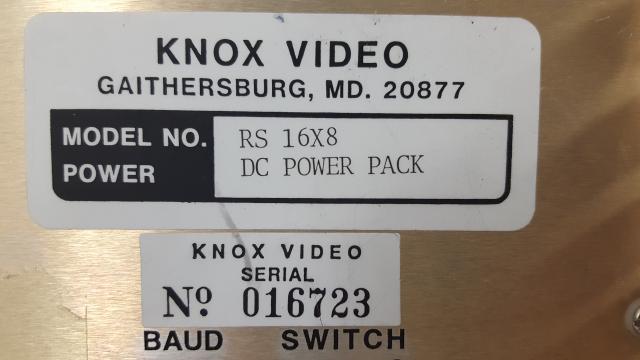 Knox Video RS 16x8 Routing Switcher – ThatThingYouLove