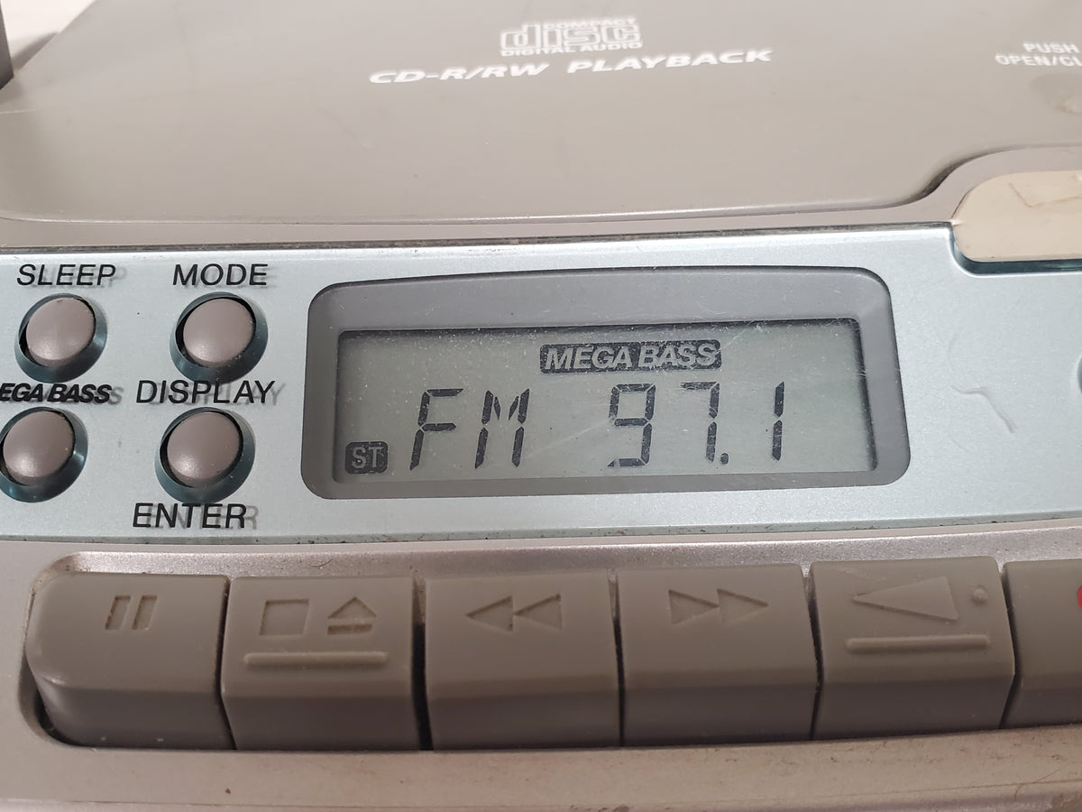 Vintage Sony CFD-S01 CD Radio Cassette Recorder Player Boombox ...