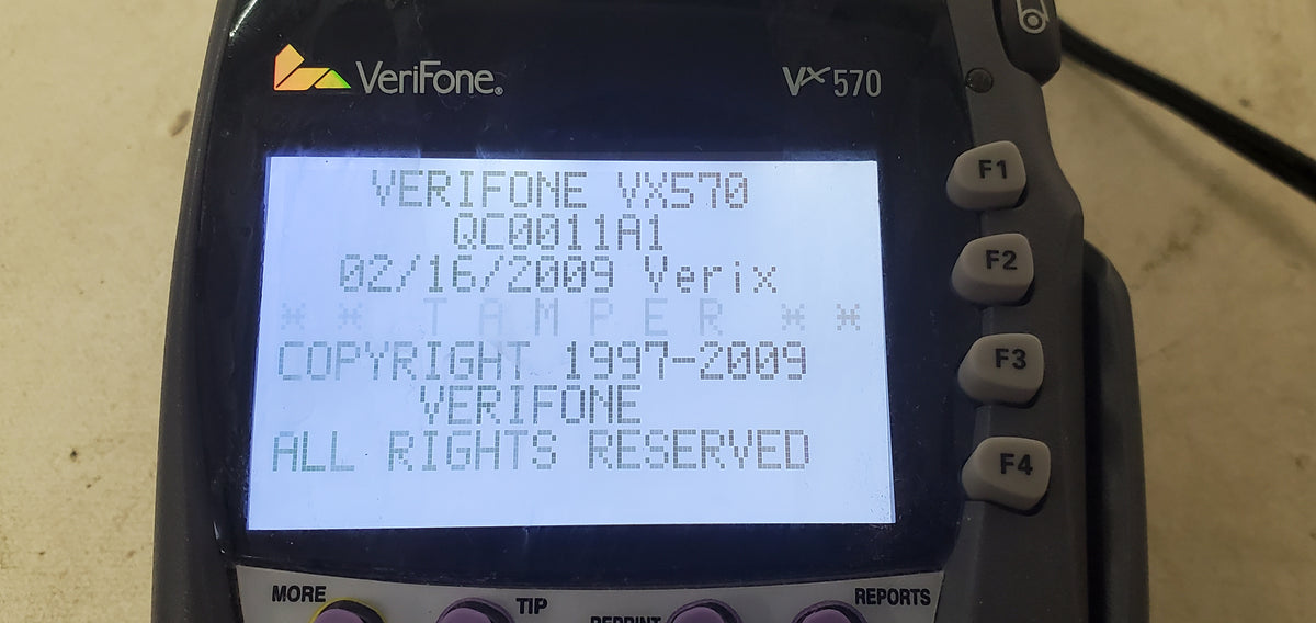 VeriFone VX570 OMNI 5700 POS Point of Sale Credit Card Receipt Printer ...