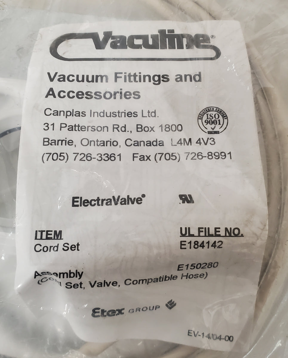 Lot of 6 Vaculine ElectraValve 775596 Plug & Wire Vacuuum Fittings + A ...