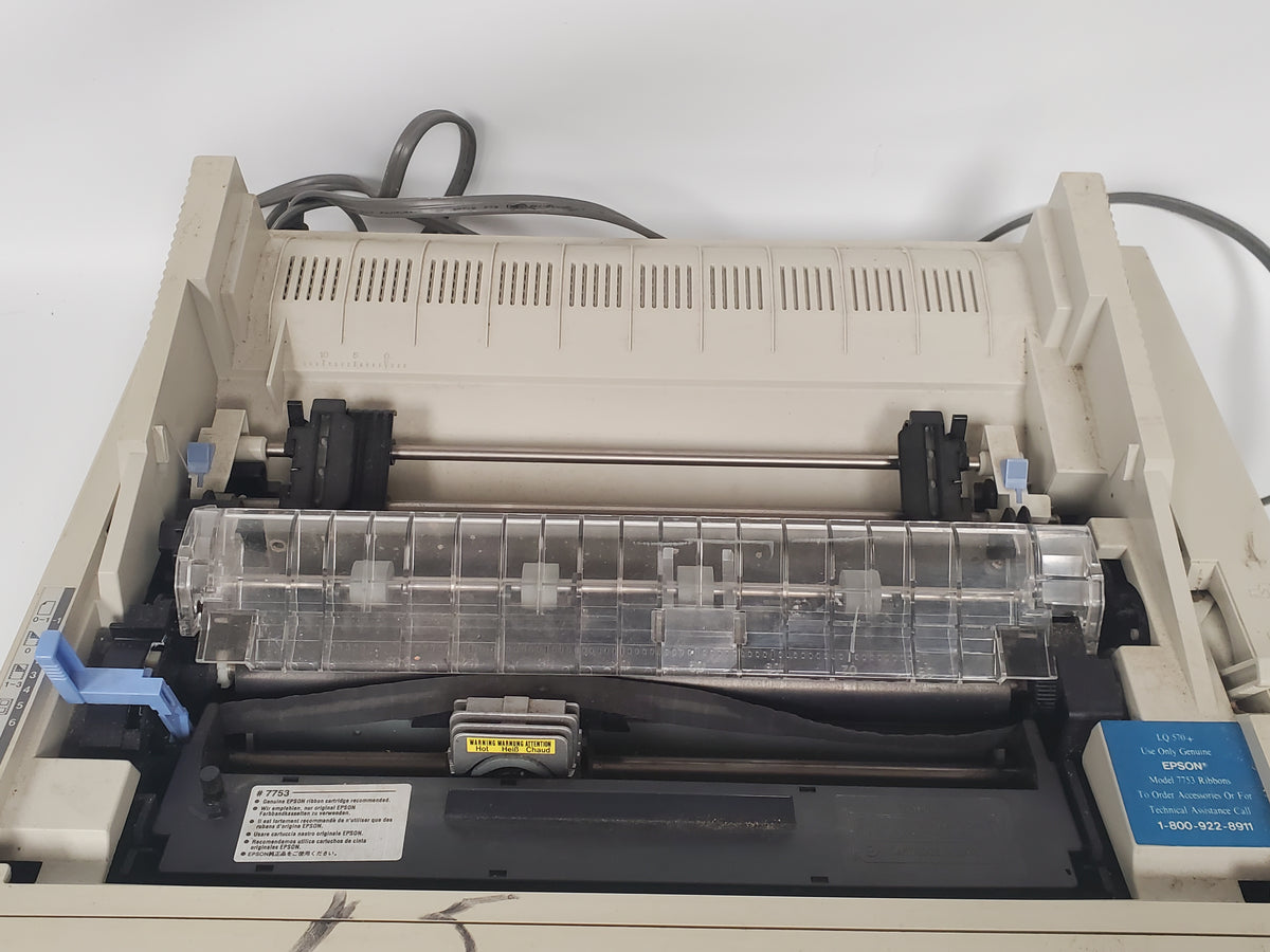 Vintage Epson LQ-570+ P2 Quiet Dot Matrix Printer Power Issue Parts ...