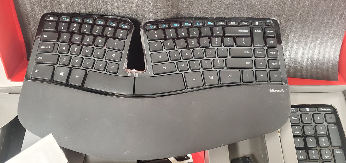 Microsoft L5V-00001 Sculpt Ergonomic Desktop Computer Keyboard No Mous ...