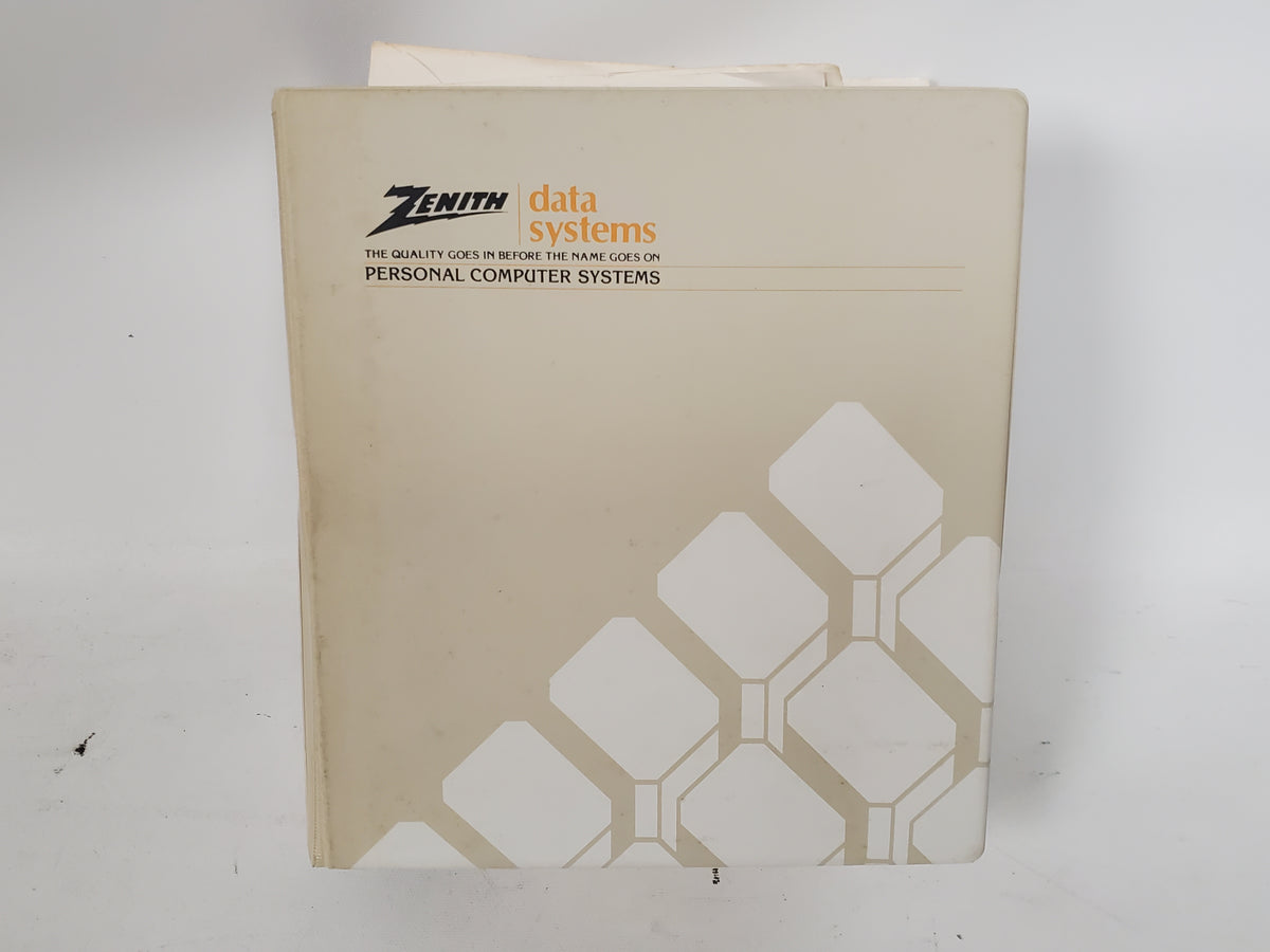 Vintage Zenith Data Systems MS-DOS Version 2 Beginner's Guide 595-3273 ...