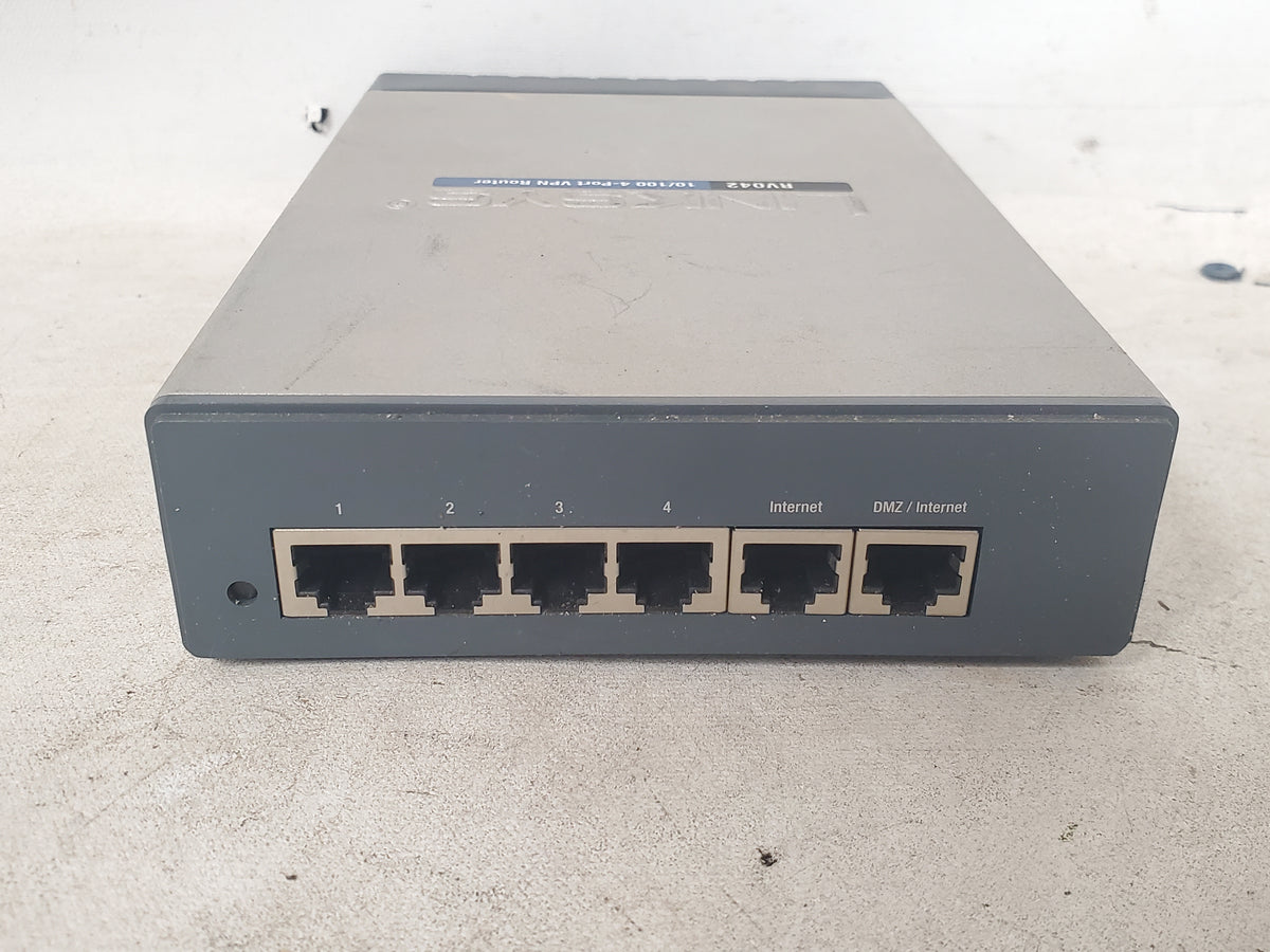 Linksys RV042 10/100 4-Port VPN Router No Adapter – ThatThingYouLove