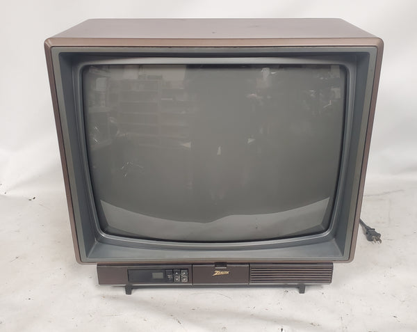 Vintage Retro Gaming Zenith E1914W 19" CRT Television Monitor 1988 ...