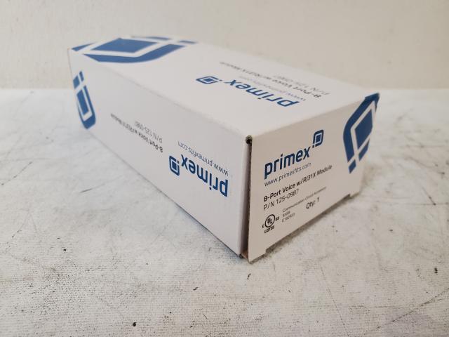 Primex 125-0987 8-Port Voice / RJ31X Module Patch Panel – ThatThingYouLove