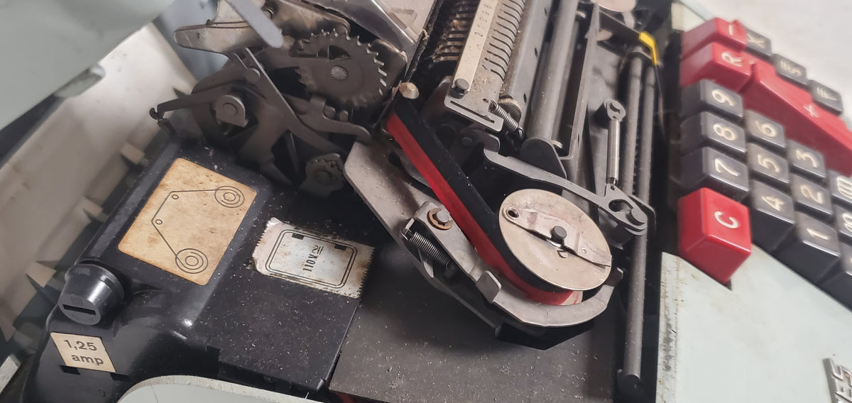 Vintage Hermes Desktop Adding Machine Calculator No Plug – ThatThingYouLove