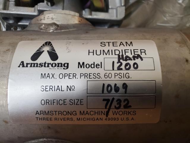 Armstrong 1200 Staineless Steel 60PSIG Steam Humidifier w/ Honeywell A ...