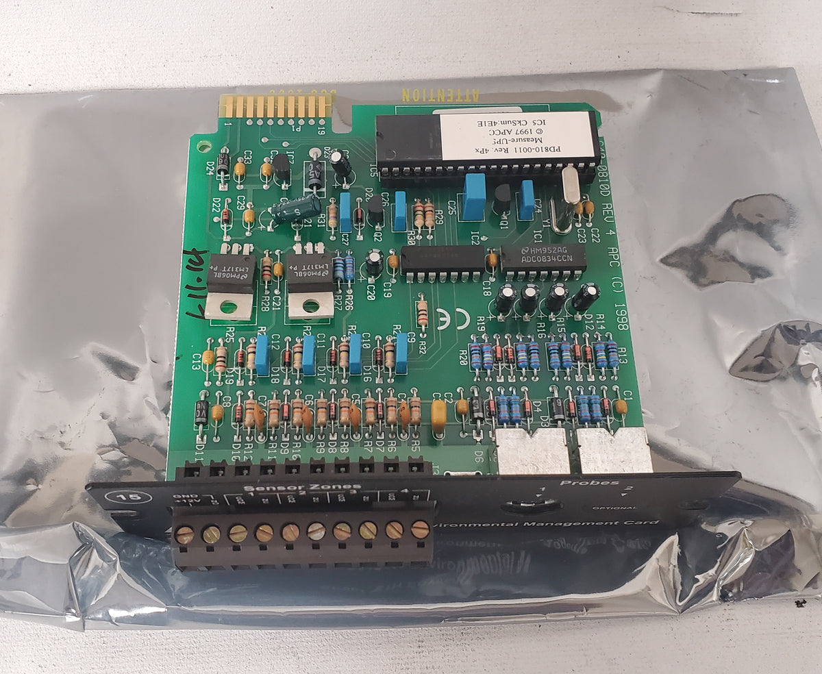 APC AP9612TH Temperature Humidity Sensor Card with AP9512TH Probe ...