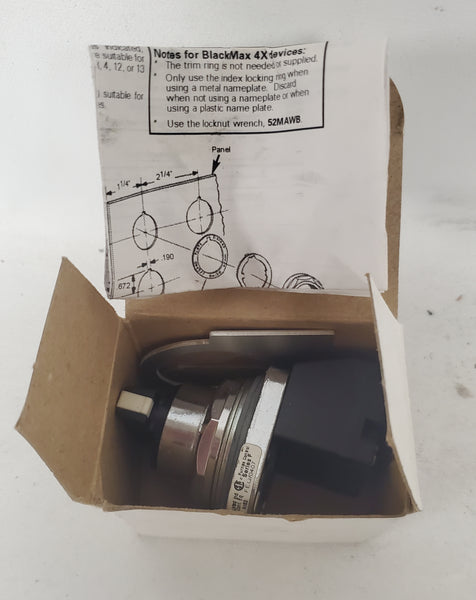 Siemens 52SA2CABA1 Oil Tight Selector Operator 3 Pos C Cam Short Lever ...