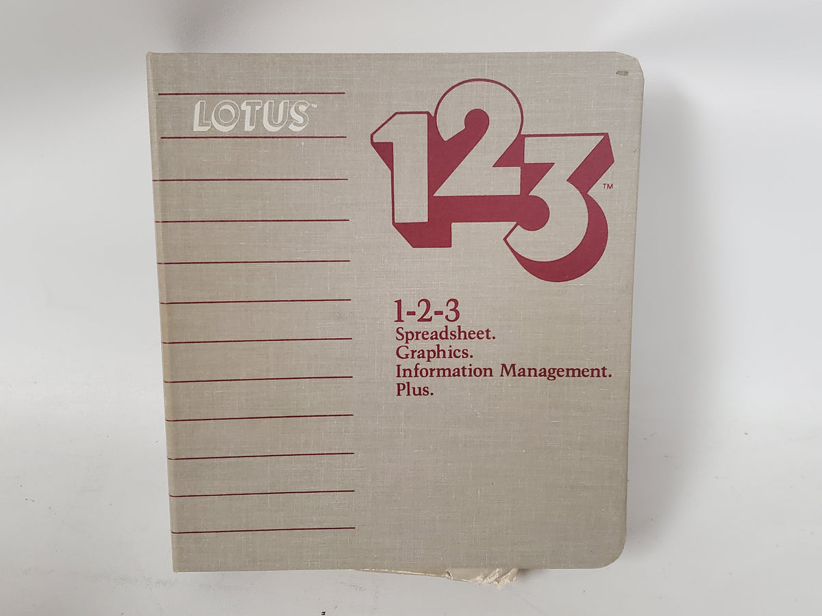 Vintage Lotus 123 Spreadsheet Graphics Management Plus Guide 31000 Mar ...