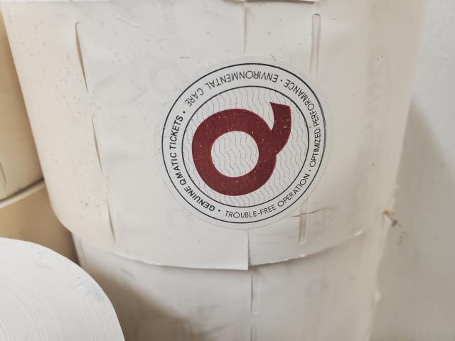 Lot of 24 Q-Matic QMatic PONR227090 2.5" Thermal Label Printer Roll ...