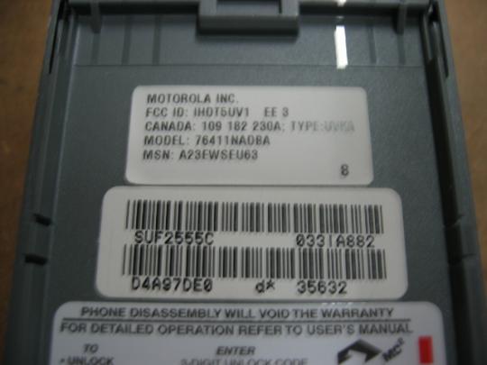 Motorola 76411NADBA Piper Cell Phone – ThatThingYouLove