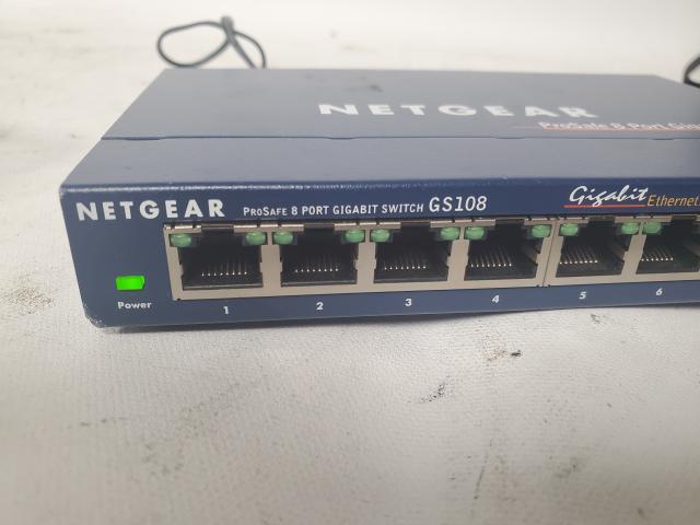 Netgear ProSafe 8 GS108 v3 ProSafe 8 Port Gigabit Switch w/ Adapter ...